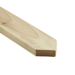 SAWN TIMBER PALES at Thornton Fencing in Huddersfield, UK