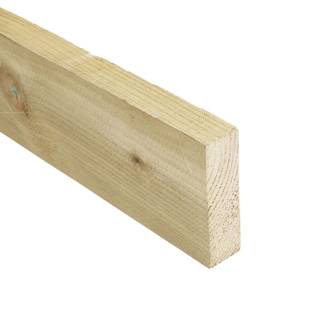 SAWN TIMBER RAILS at Thornton Fencing in Huddersfield, UK