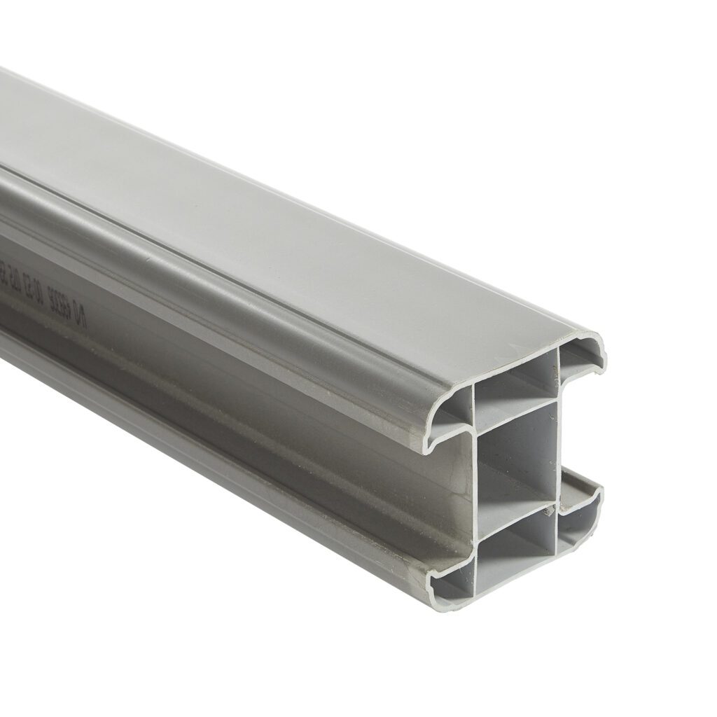 SLOTTED PVC POSTS at Thornton Fencing in Huddersfield, UK