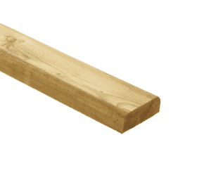 SAWN TIMBER RAILS at Thornton Fencing in Huddersfield, UK